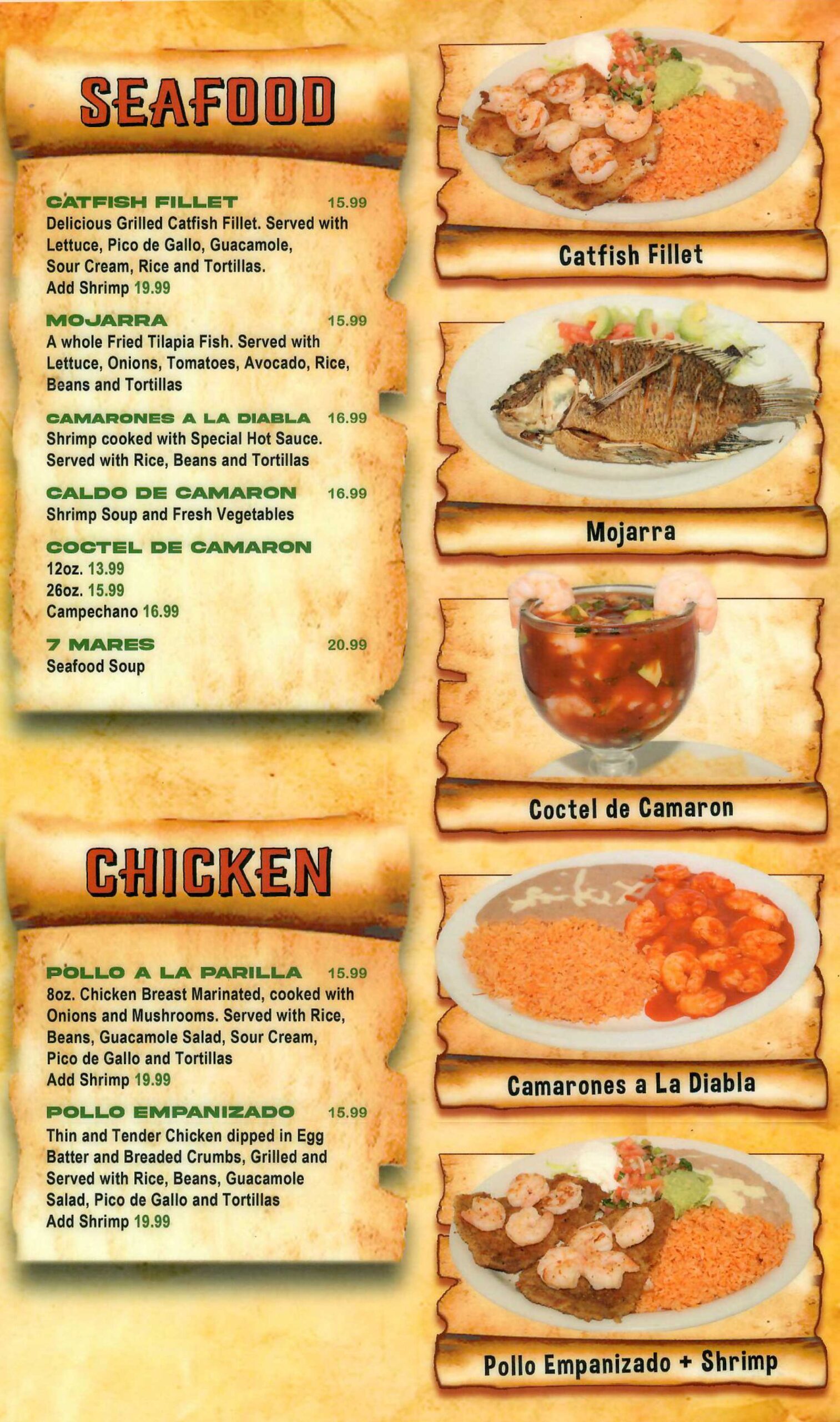 To Go Menu – Bohemio Mexican Restaurant